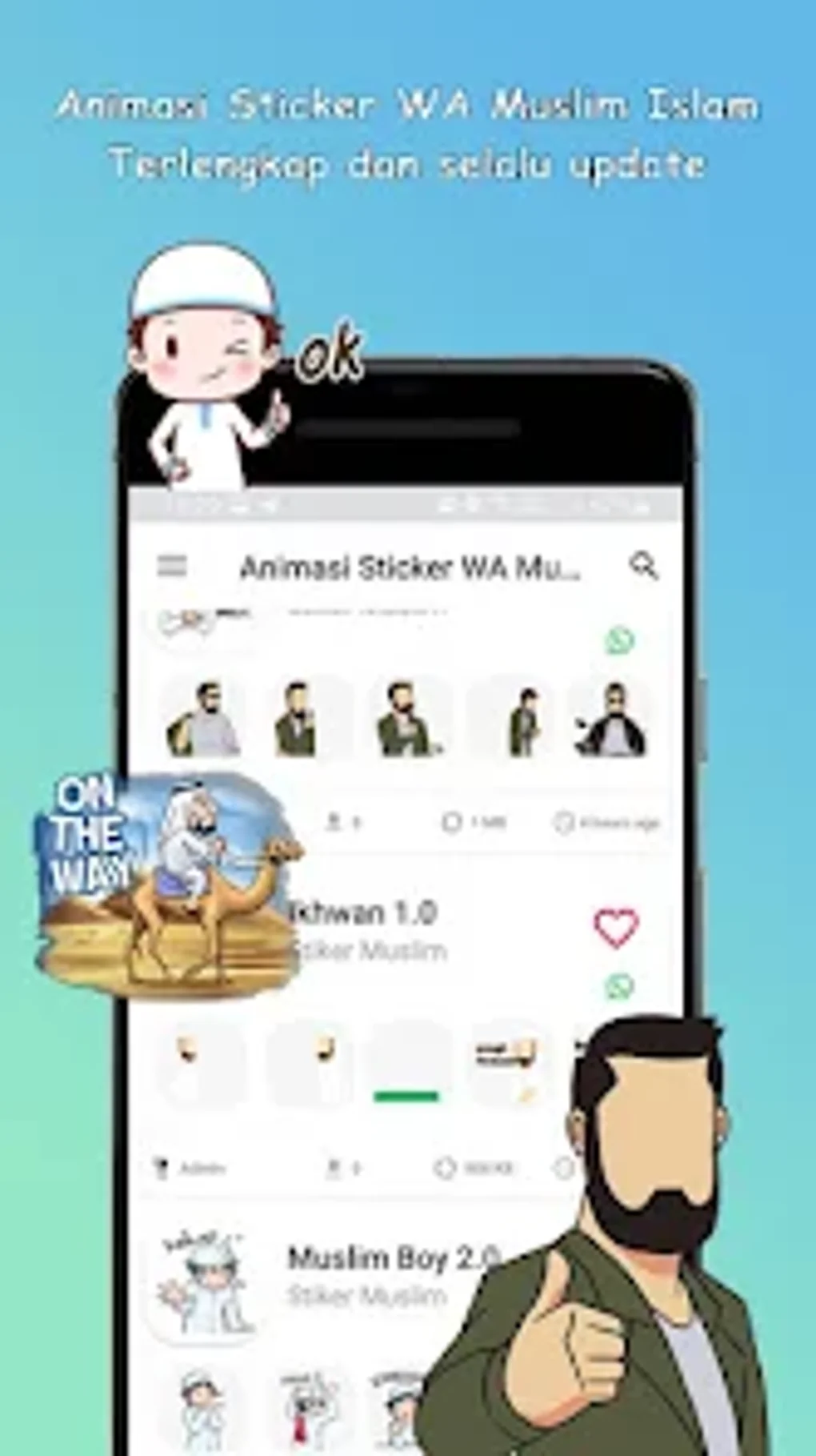 Animasi Sticker WA Muslim Isla for Android - Download