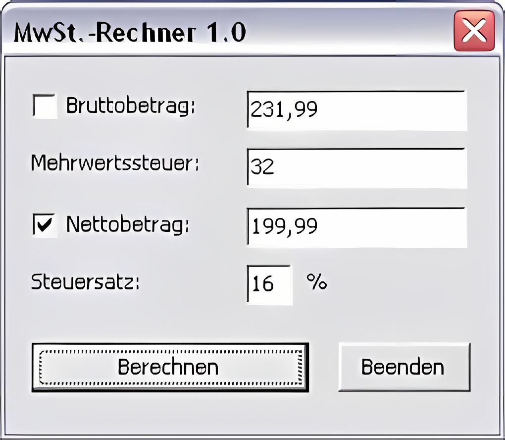 MwSt.-Rechner - Download