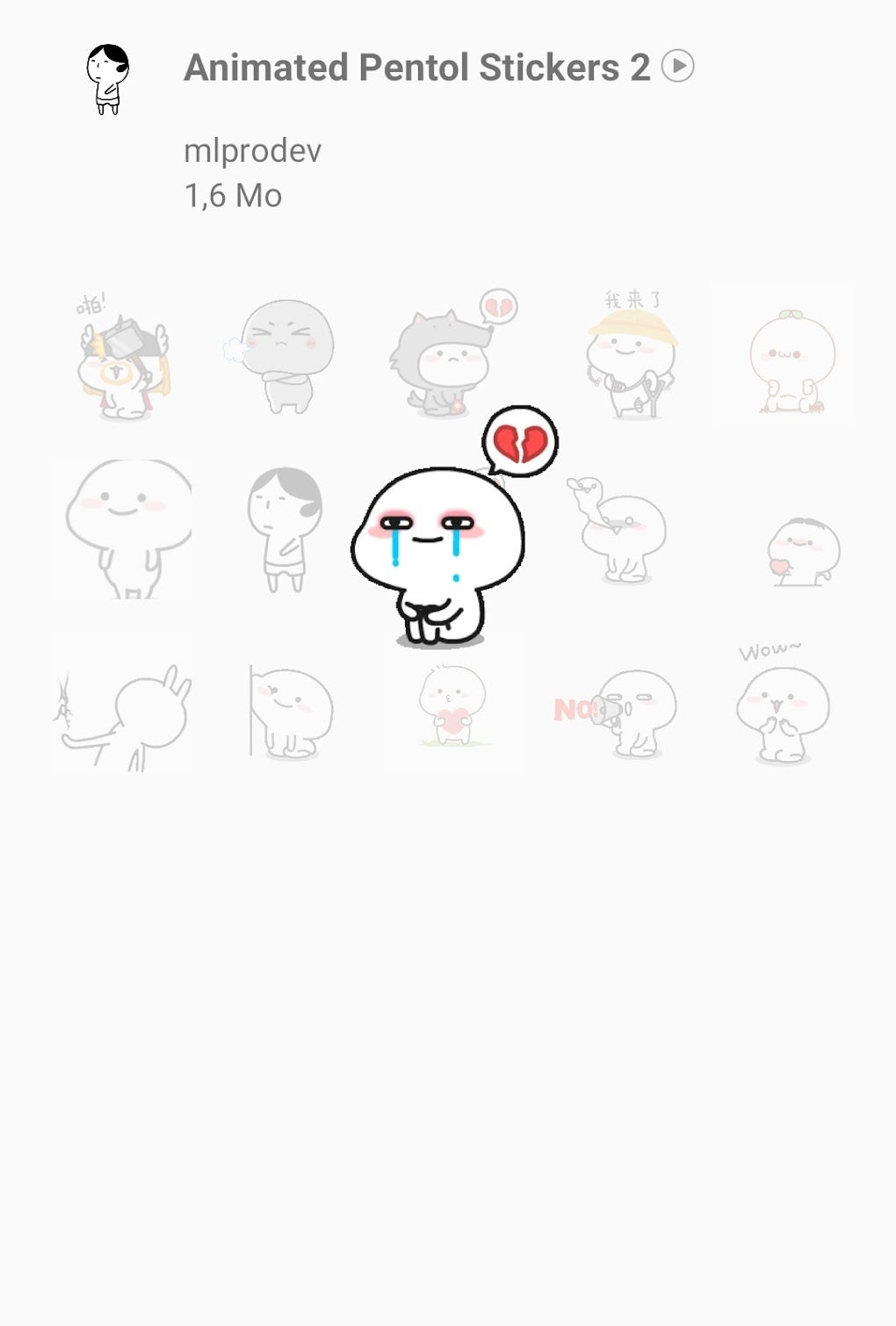Animated Pentol Stickers WAStickerApps for Android - Download