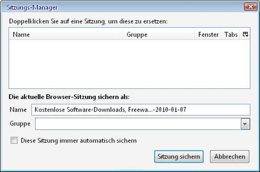 Session Manager - Download