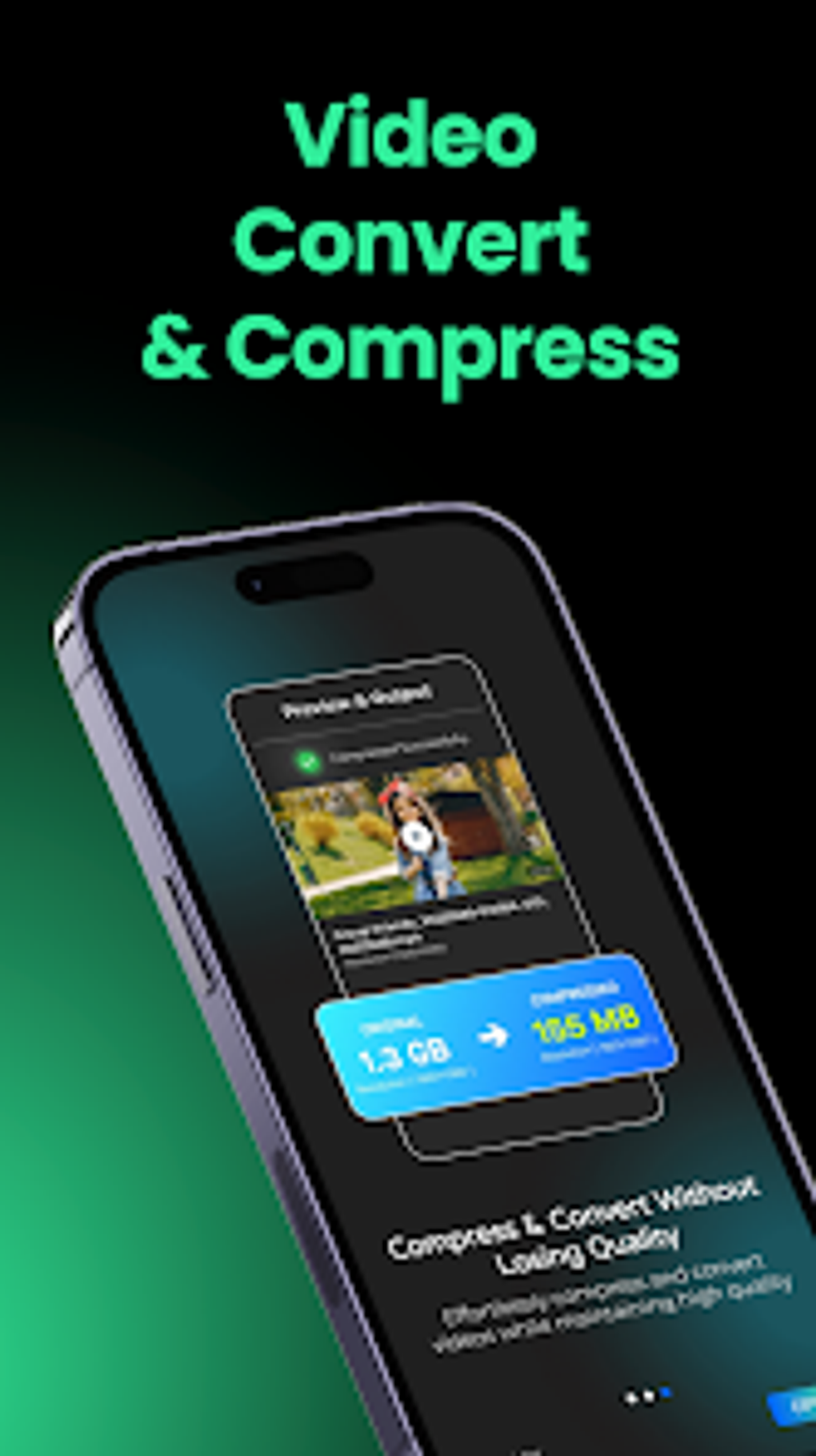 Video Compressor - Converter สำหรับ Android - ดาวน์โหลด