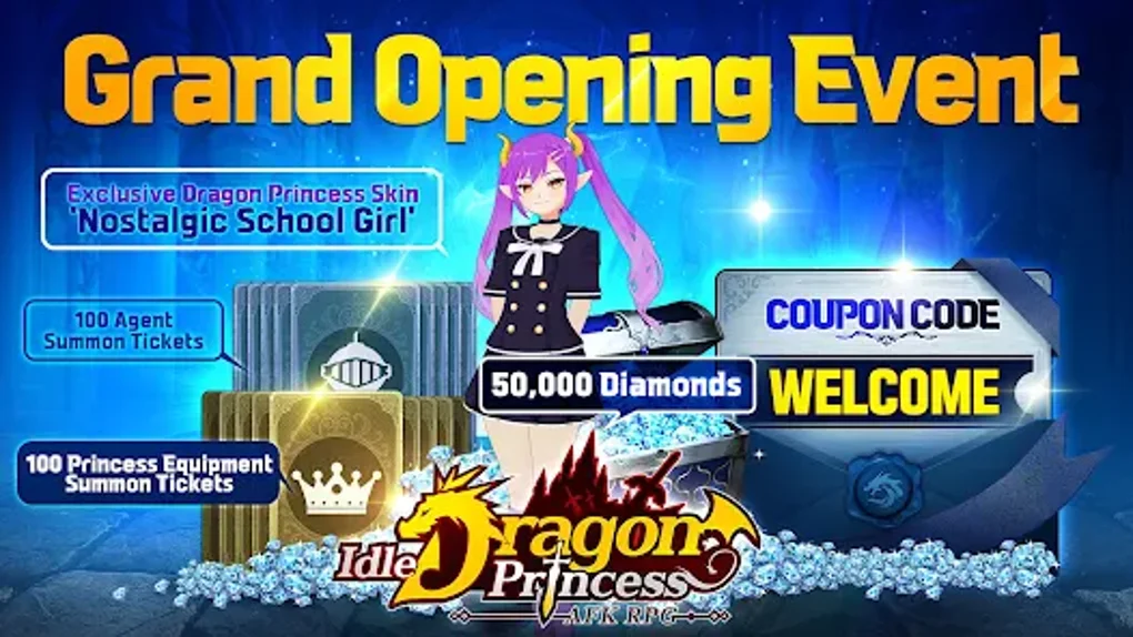 Idle Dragon Princess : AFK RPG cho Android - Tải về