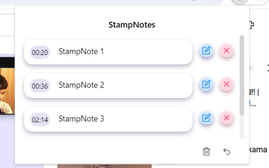 StampNotes for YouTube Google Chrome 용 - 확장 프로그램 다운로드