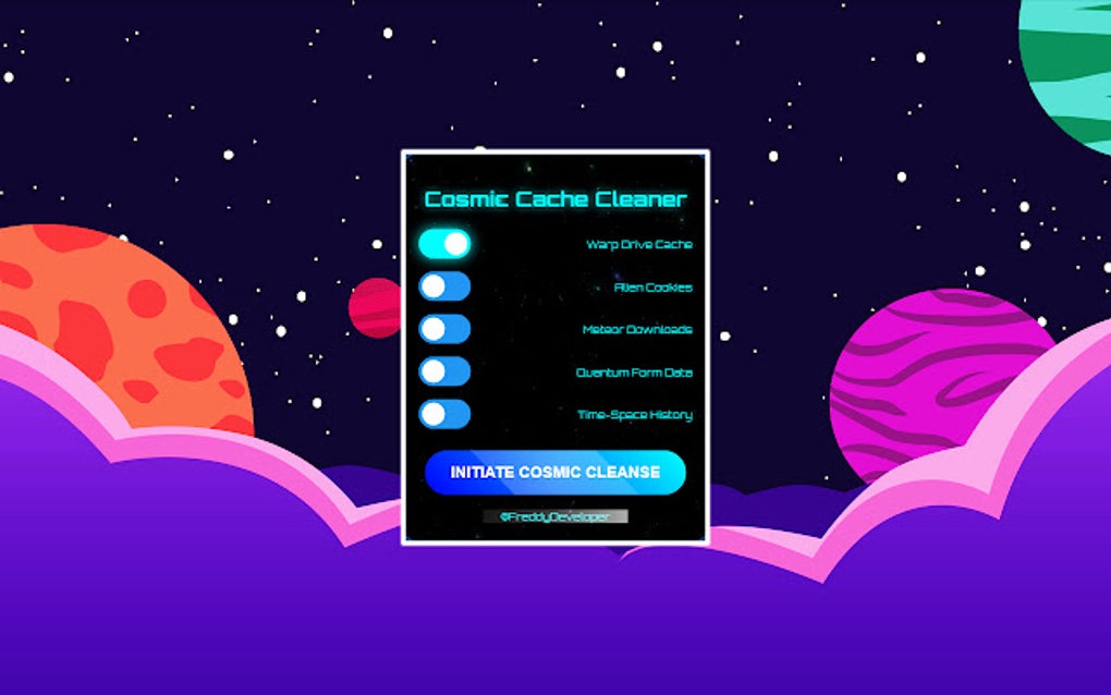 Cosmic Cache Cleaner for Google Chrome - Extension Download