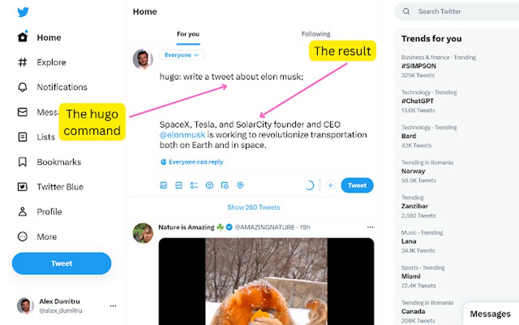 Hugo AI for Google Chrome - Extension Download