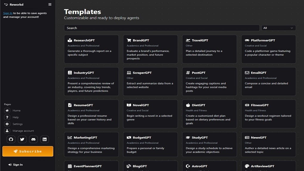 AgentGPT for AI Productivity: review, features & use cases