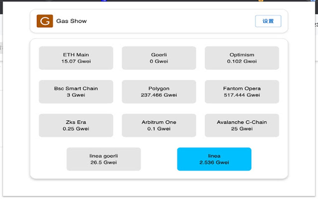 Gas Show para Google Chrome - Extensão Download