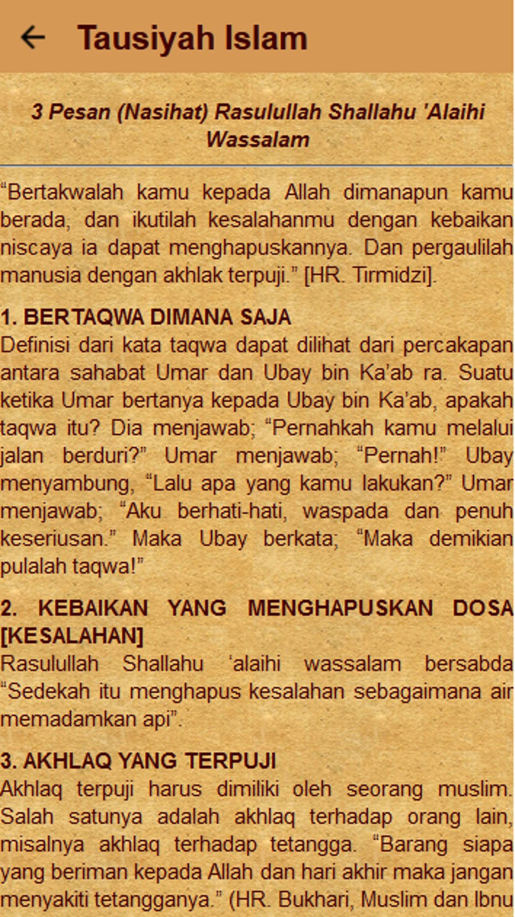 Tausiyah Islam Lengkap APK for Android - Download