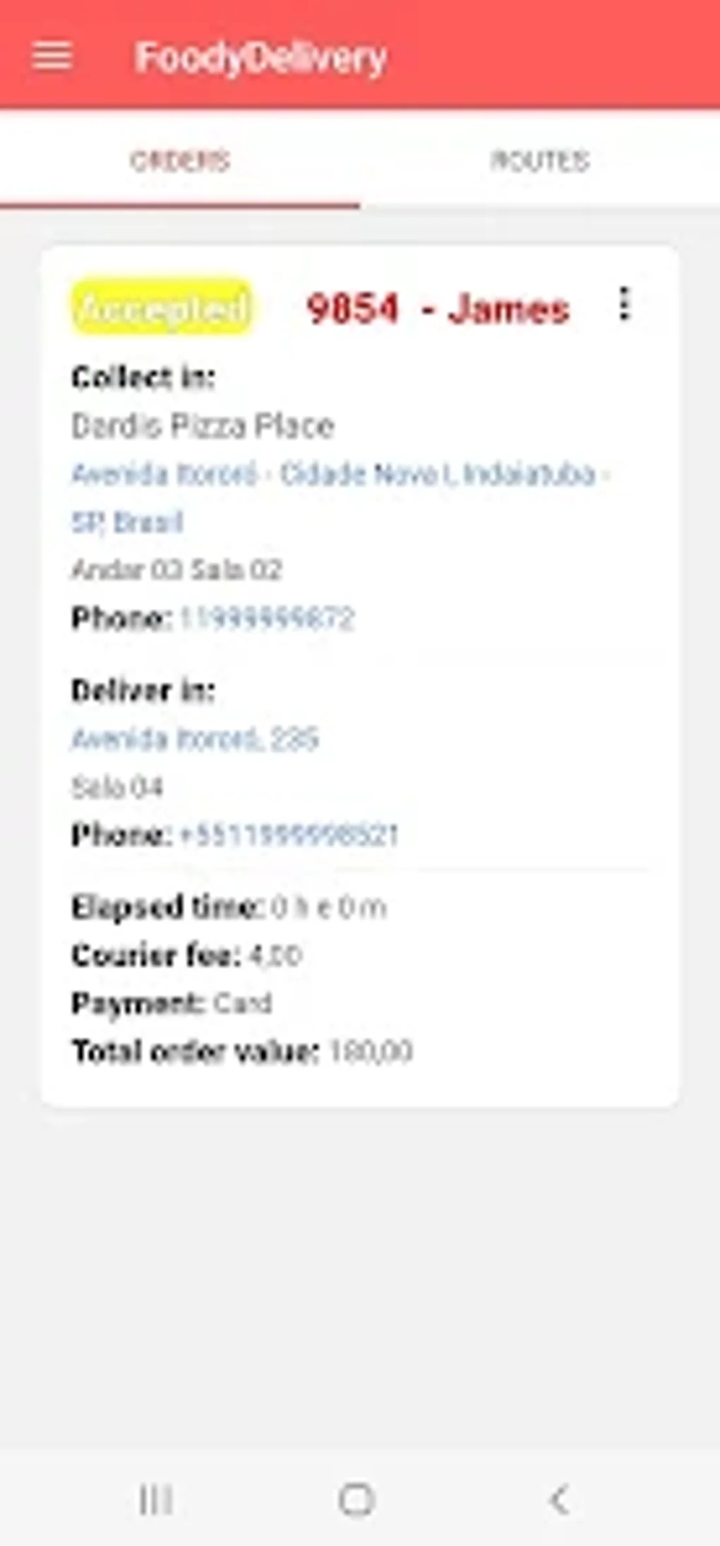 Foody Delivery pour Android - Télécharger