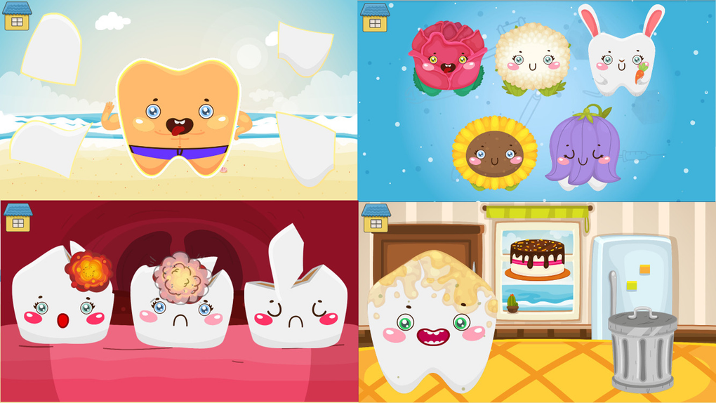 Funny Teeth: kids dentist care for iPhone - Download