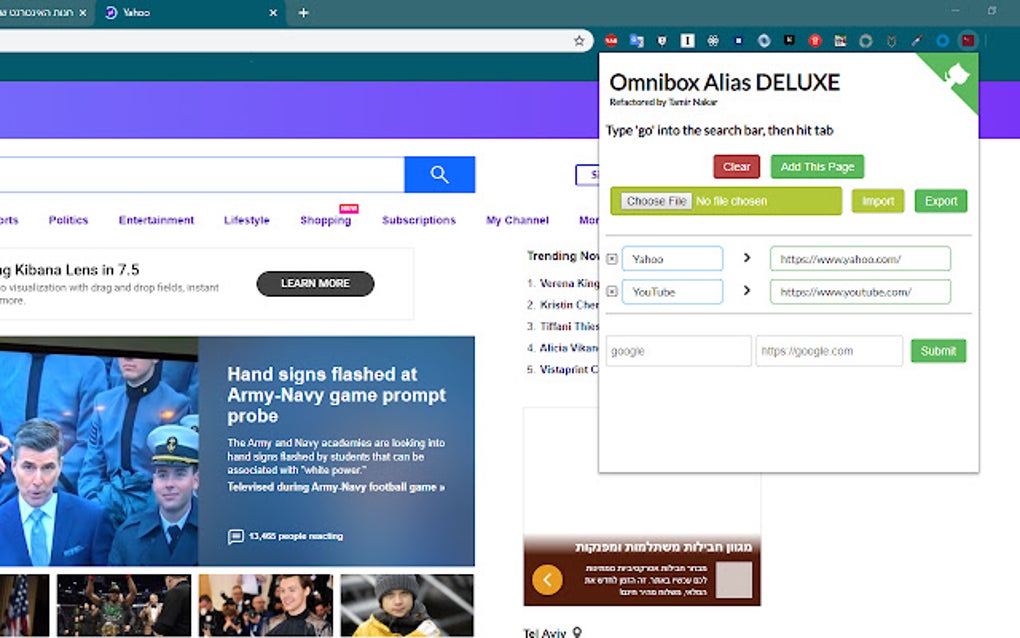 Shortcut Manager DELUXE Google Chrome 용 - 확장 프로그램 다운로드
