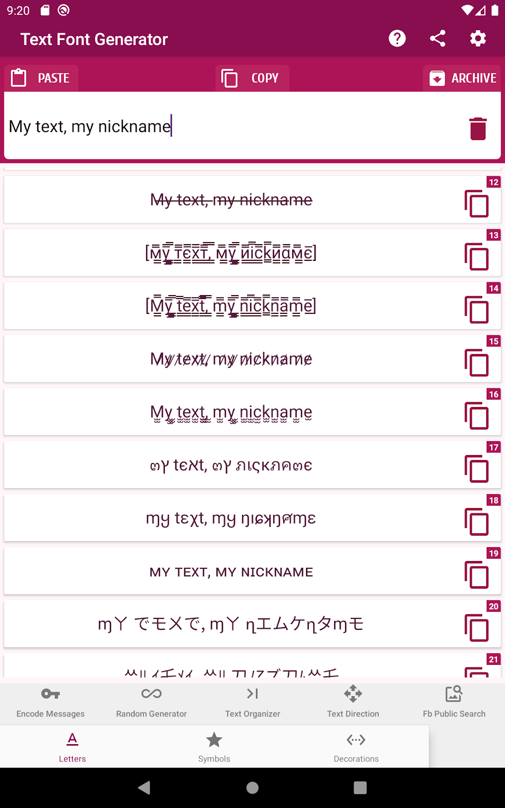 Text Font Generator APK For Android Download