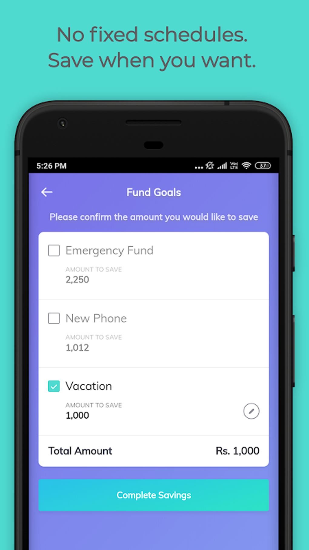 Easyplan Saving App: Set goals, Withdraw anytime APK for Android - Download