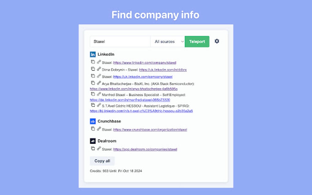 Teleport for Google Chrome - Extension Download