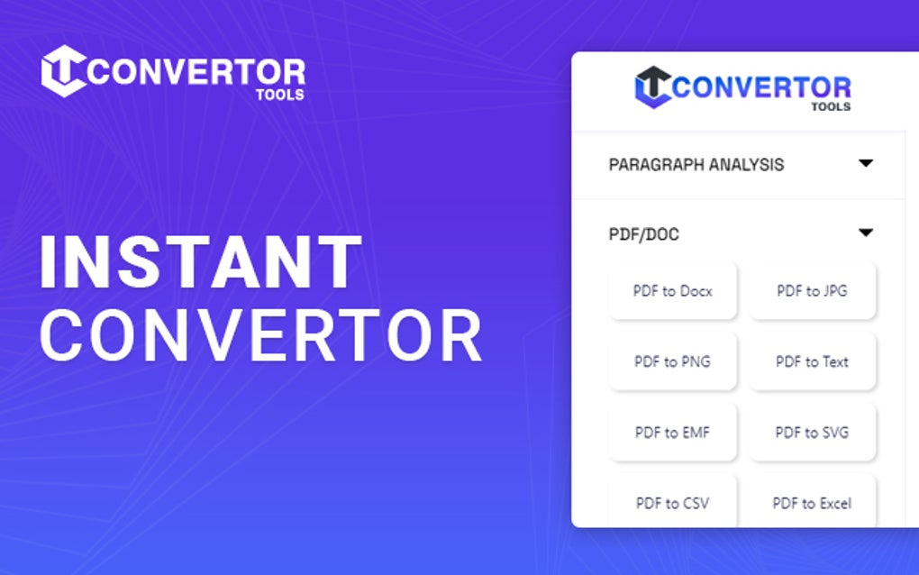 Convertor Tools Google Chrome 용 - 확장 프로그램 다운로드