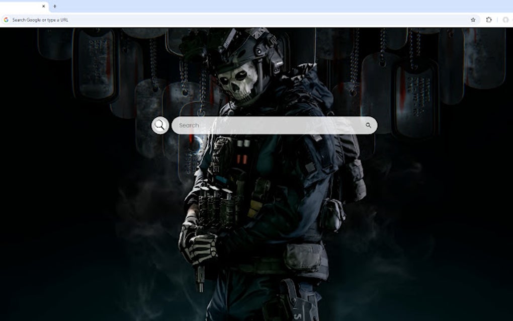 Call of Duty Ghost Live Wallpaper pour Google Chrome - Extension Télécharger