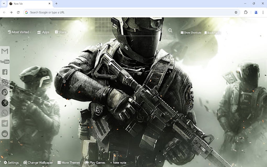 Call of Duty Wallpaper para Google Chrome - Extensión Descargar