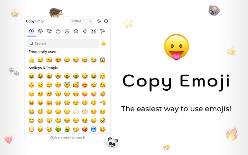 Copy Emoji: Emoji Keyboard, Emoji List & Instant Copy cho Google Chrome ...