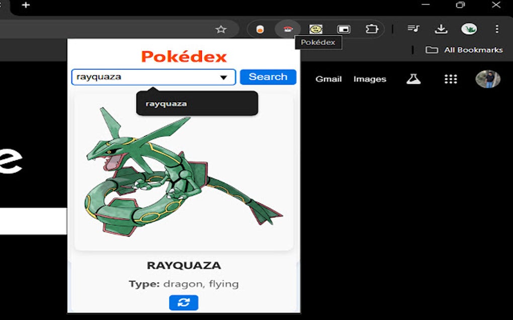 Pokédex para Google Chrome - Extensión Descargar