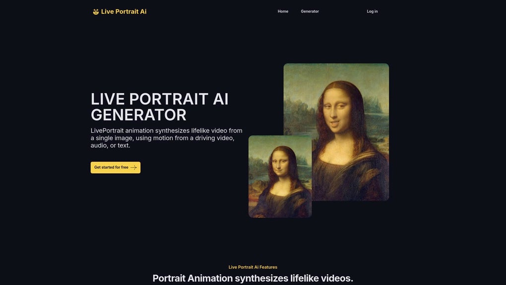 Live Portrait Ai Generator para Generador y editor de imágenes con IA ...