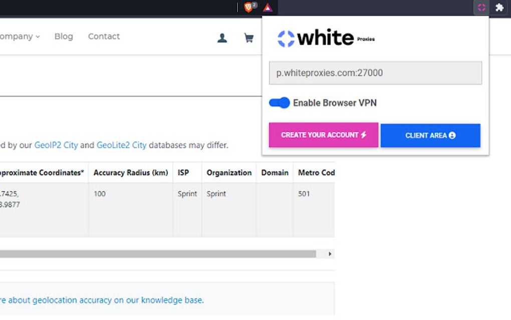 WhiteProxies - Browser VPN for Google Chrome - Extension Download