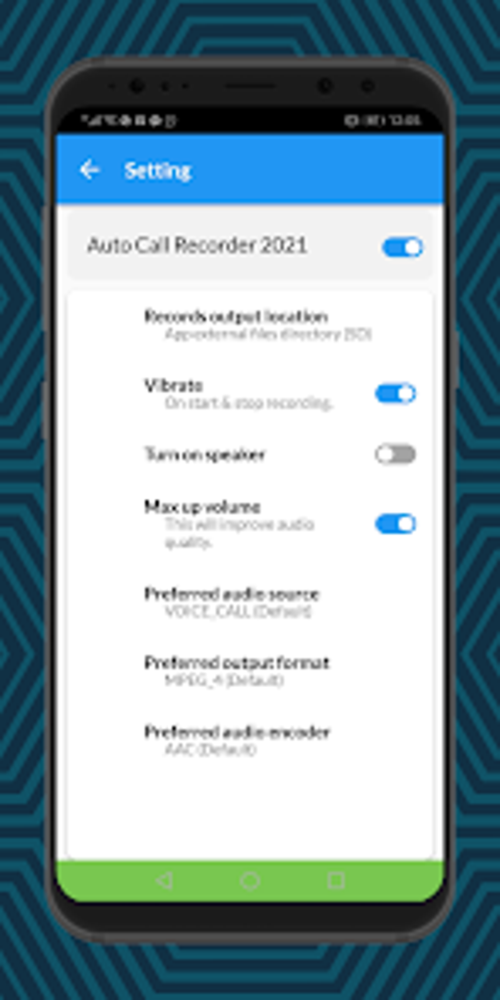 Auto Call Voice Recorder for Android - Download