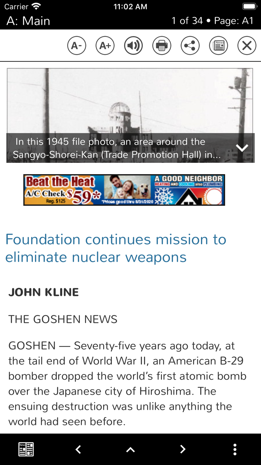 Goshen News for iPhone - Download
