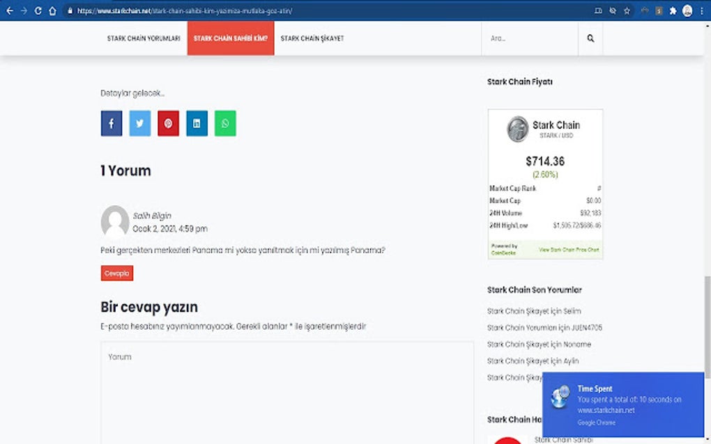 starkchain.net for Google Chrome - Extension Download