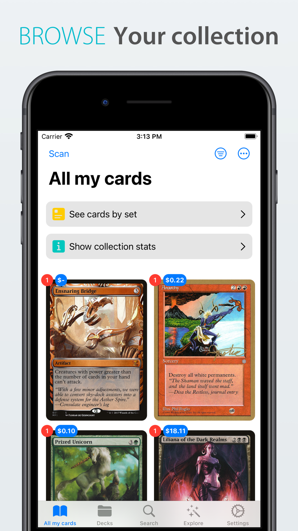 iPhone 용 Card Binder: MTG Manager - 다운로드