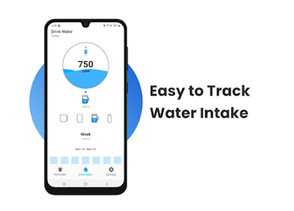 Water Reminder - Stay Hydrated per Android - Download