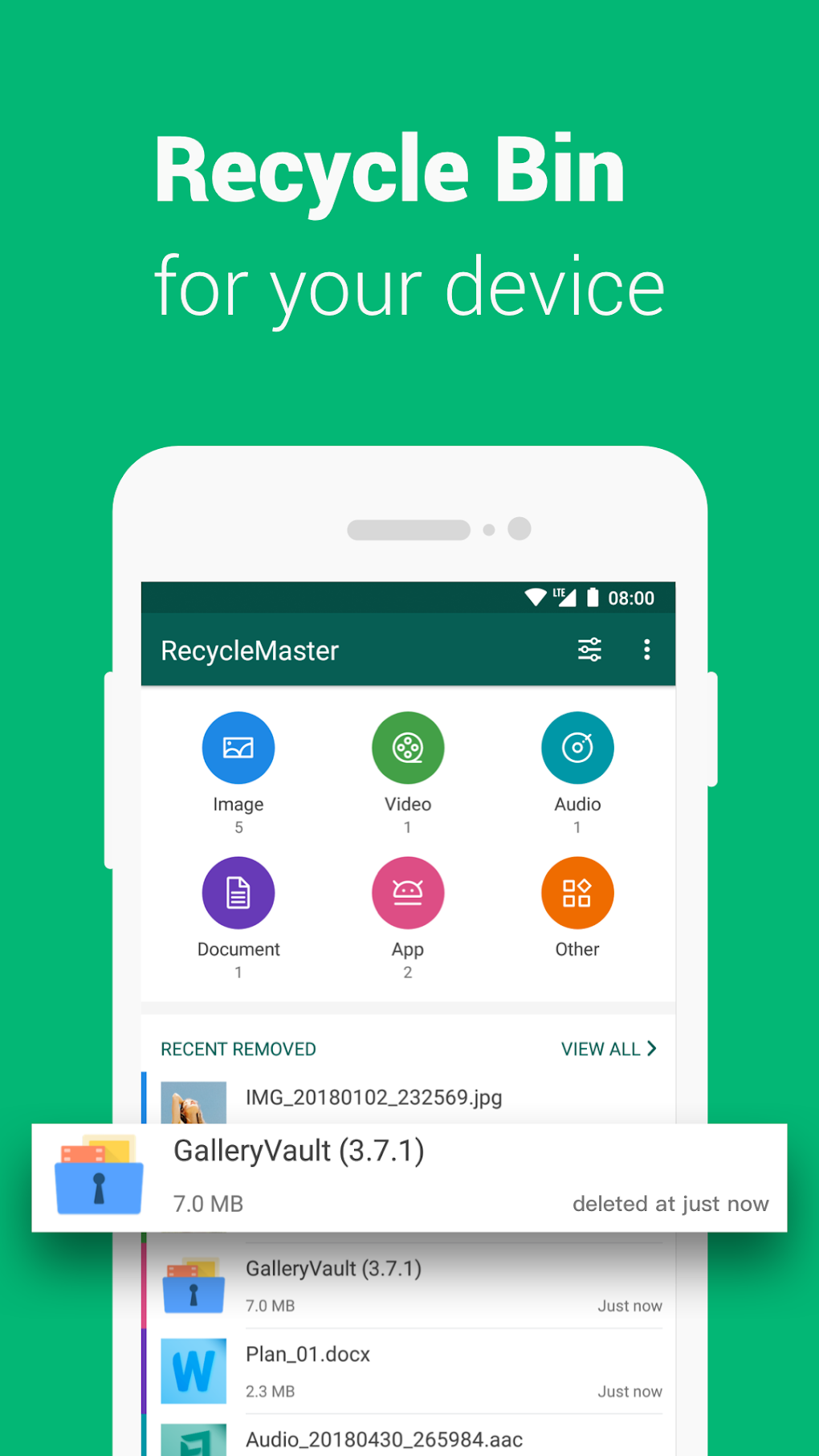 RecycleMaster: Recovery File APK para Android - Descargar