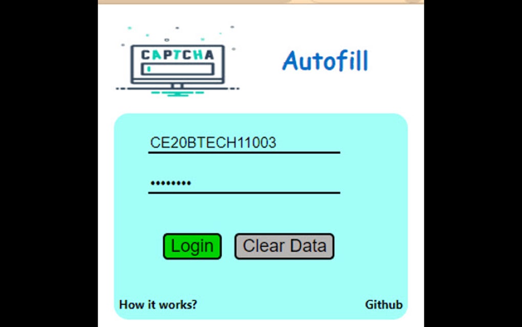 Autofill AIMS captcha for Google Chrome - Extension Download