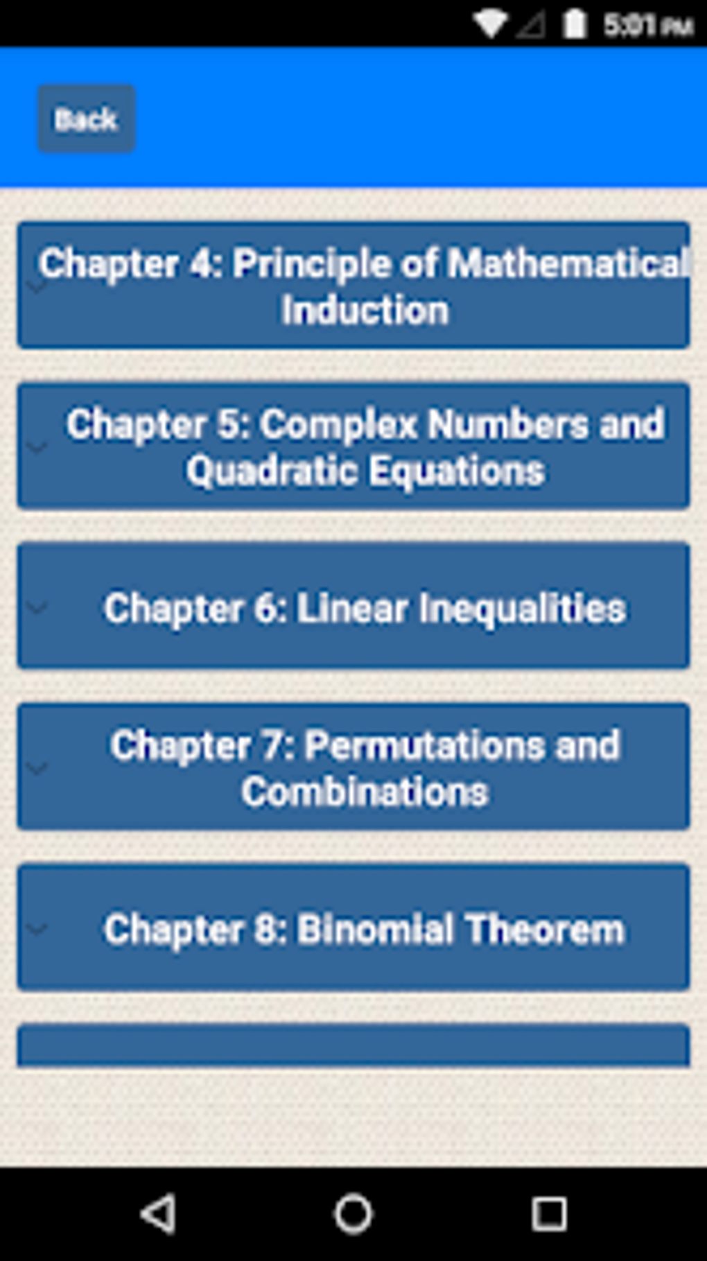 Mathematics Class 11 Solutions For Android Download