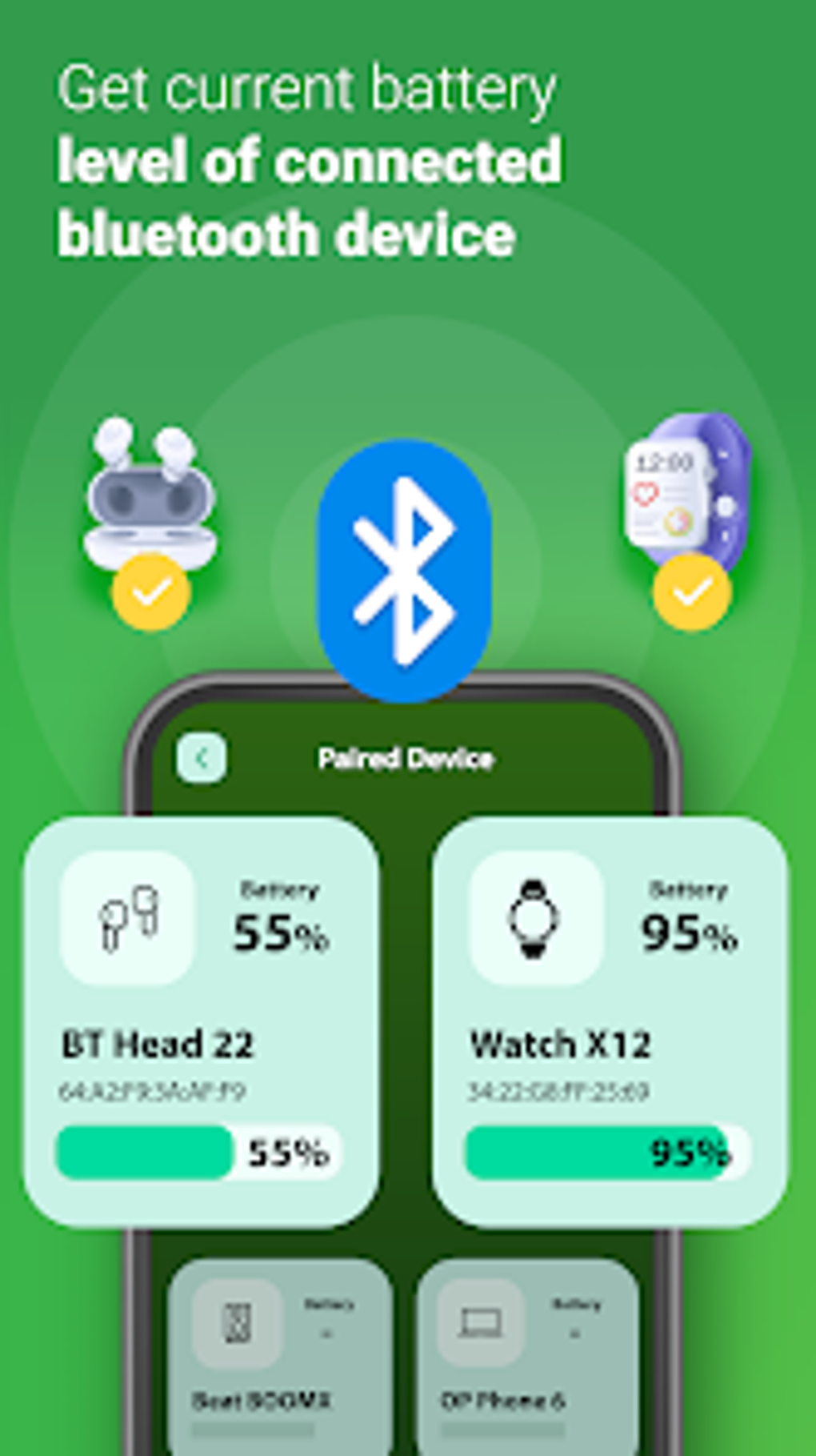 Battery Level BluetoothPhone para Android - Descargar