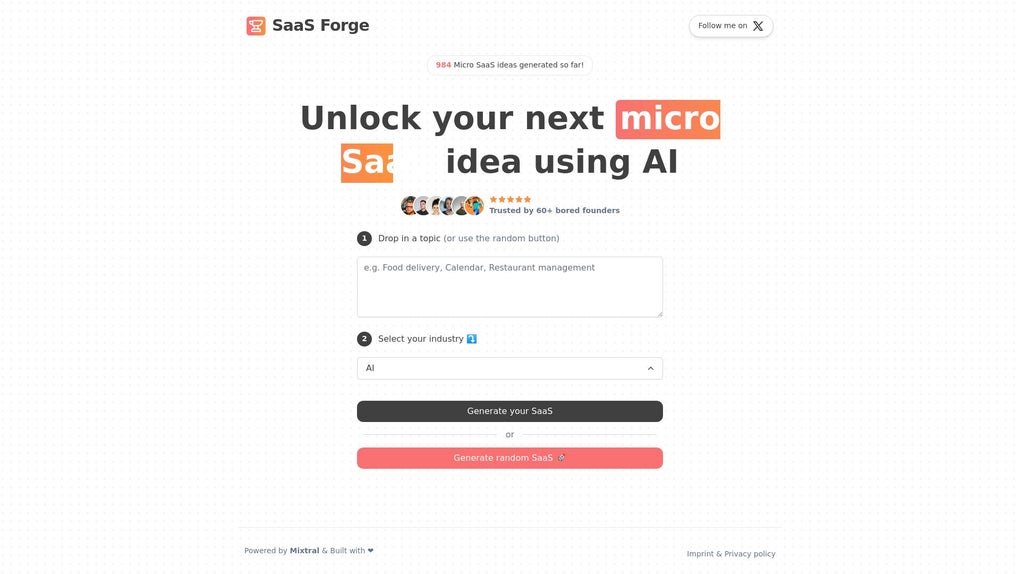 SaaS Forge para AI negocios: evaluación, características y casos de uso