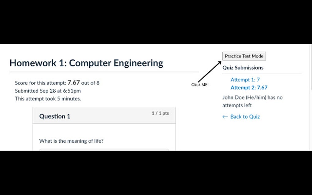 Canvas Practice Test for Google Chrome - Extension Download