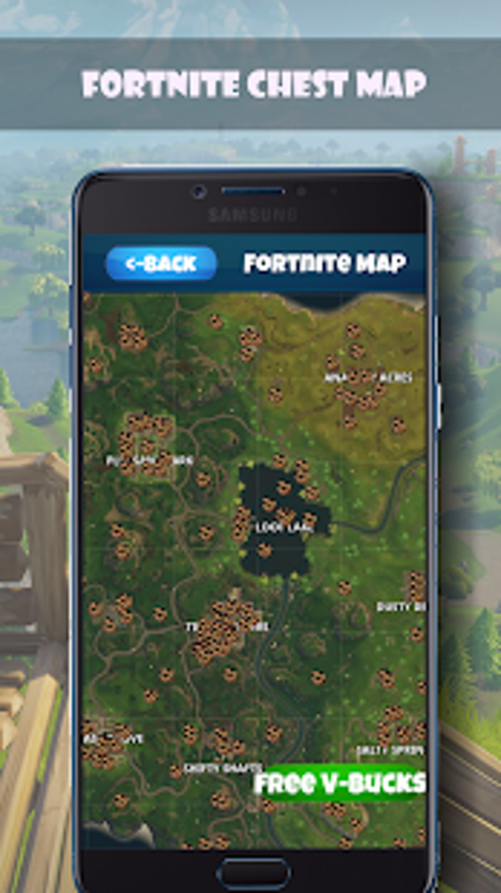 Fortnite Chest Map Free Battle Pass para Android - Descargar