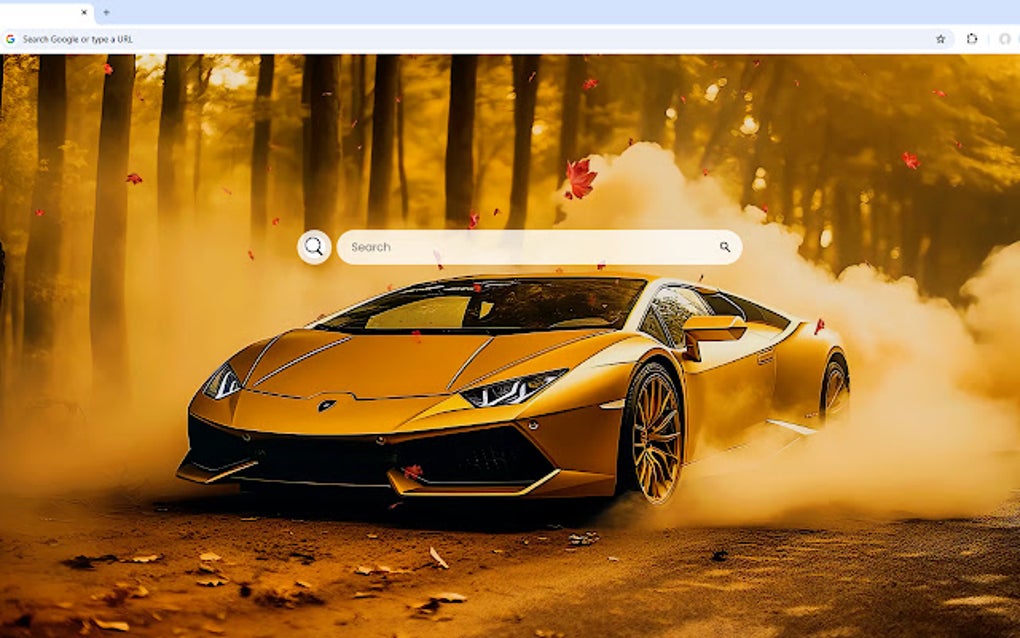 Lamborghini Autumn Live Wallpaper para Google Chrome - Extensión Descargar