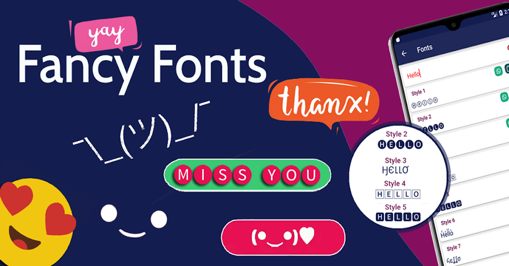 Fonts - fancy cool fonts emoji APK pour Android - Télécharger