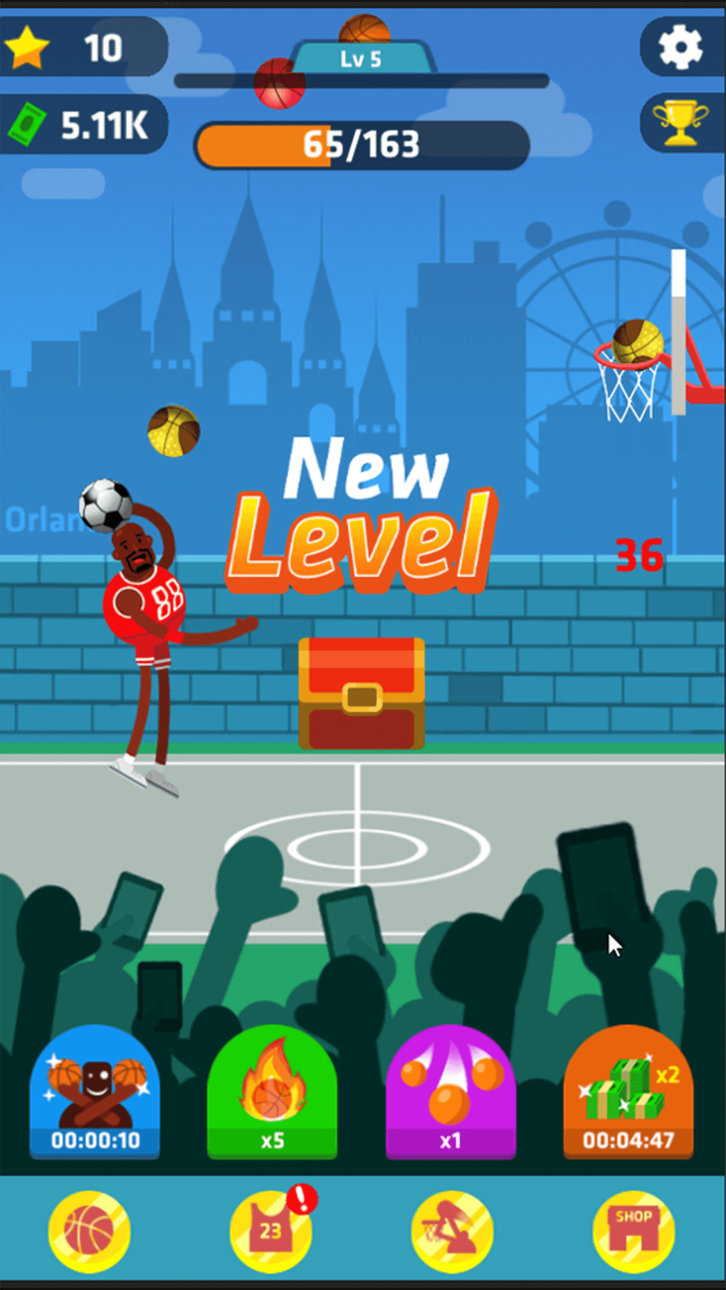Idle Dunk Masters para iPhone - Descargar
