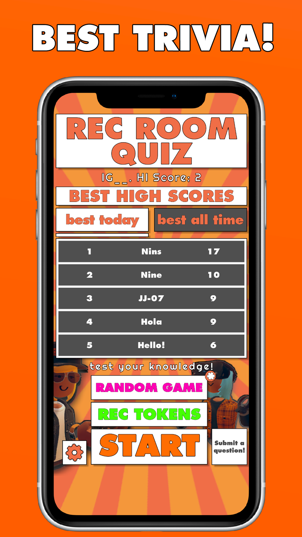 Quiz for Rec Room para iPhone - Descargar