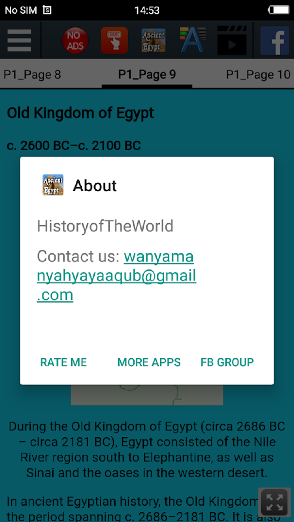 History of Ancient Egypt for Android - Download