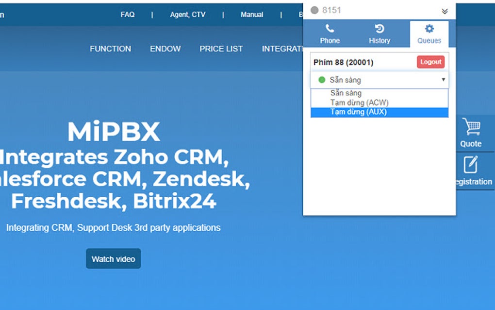 MiPBX CC-AGENT 2023 para Google Chrome - Extensión Descargar
