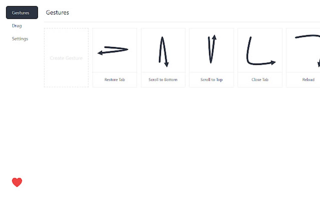 Mouse gestures for Google Chrome - Extension Download