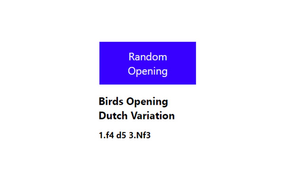 Random Chess Openings Generator para Google Chrome - Extensión Descargar