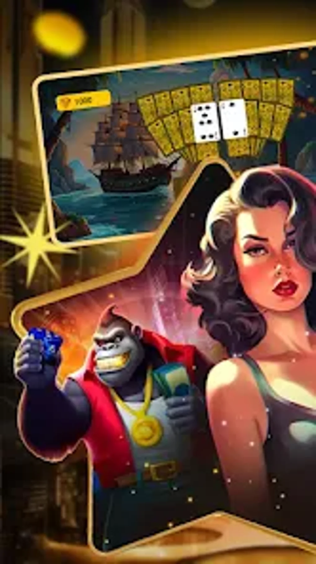 Slots City: Pirate Solitaire para Android - Descargar