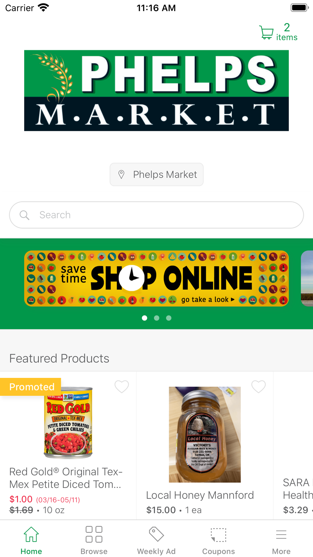 Phelps Market pour iPhone - Télécharger