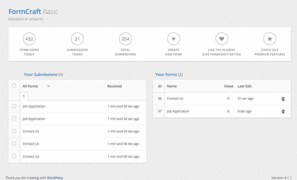 FormCraft 8211 Form Builder para WordPress - Descargar