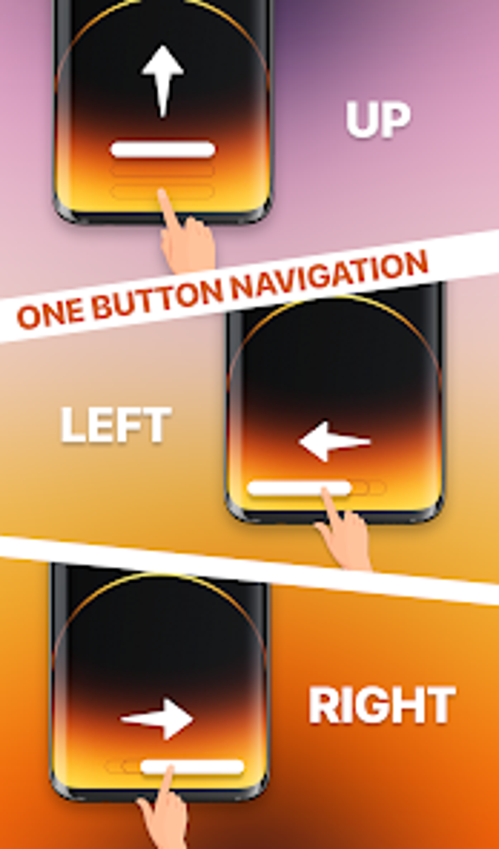 One Button Navigation Bar per Android - Download