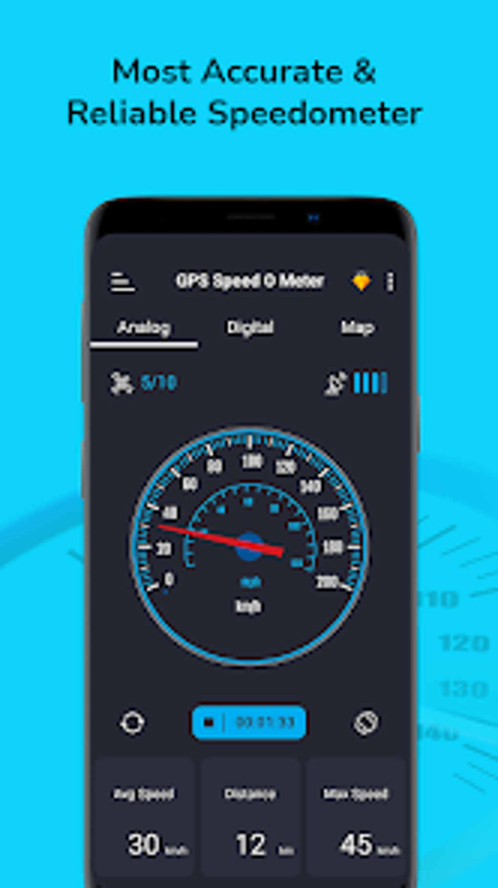 GPS Speedometer -Speed Tracker per Android - Download